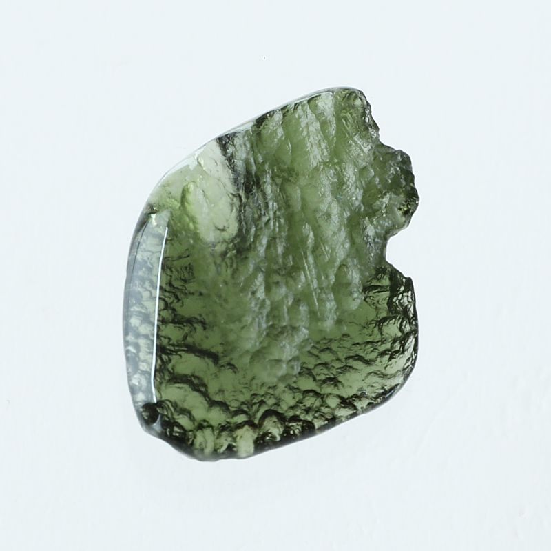Moldavite partly polished