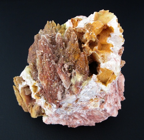 Kalcit, Baryt, Limonit